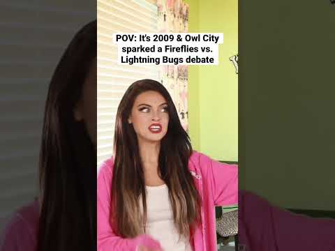 Do you say fireflies or lightning bugs? #owlcity #2000s #millennials