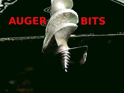 BORING: It's what you do with auger bits