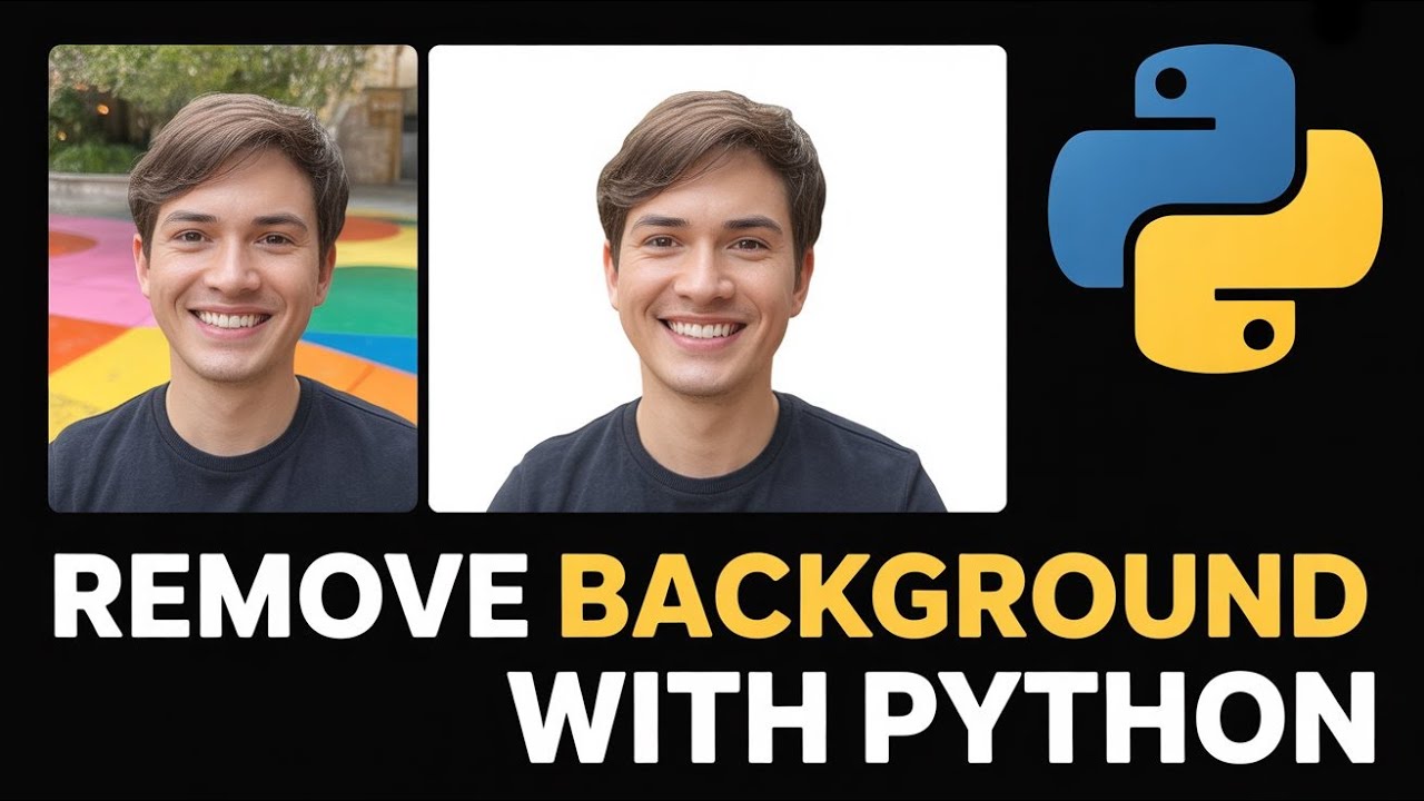 Remove Background from Image using Python | No Photoshop Needed! | Image Processing Python