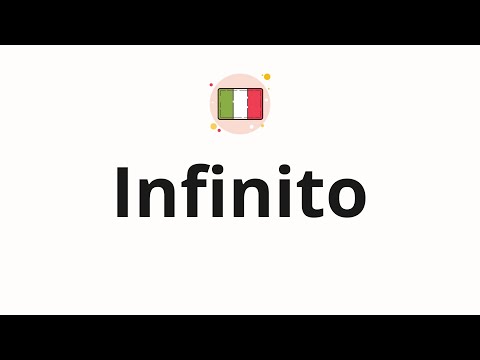 How to pronounce Infinito