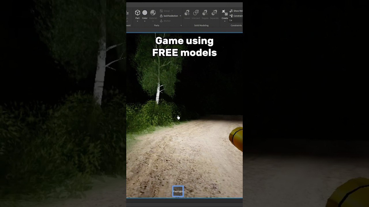 I made a game using FREE MODELS in Roblox studio #robloxdev #robloxstudio #robloxdeveloper