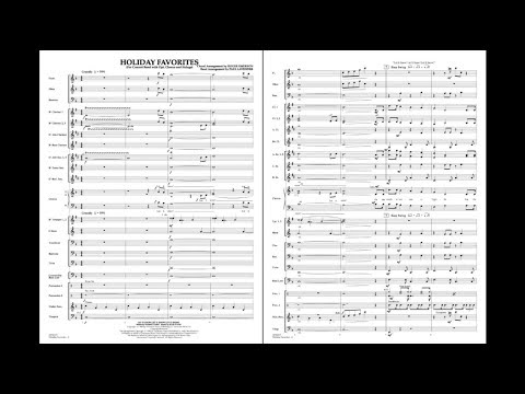 Holiday Favorites arranged by Roger Emerson and Paul Lavender