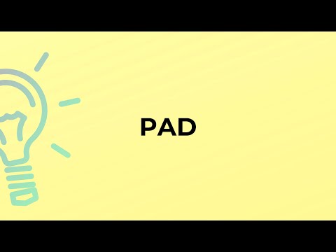What is the meaning of the word PAD?