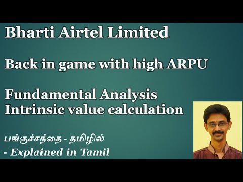 Airtel has increased its ARPU - Back in game | Fundamental Analysis | Explained in Tamil