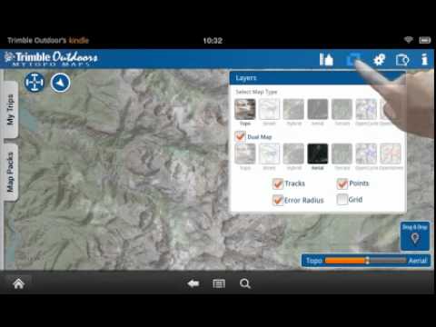 MyTopo Maps for Kindle Fire Tutorial: Dual Maps