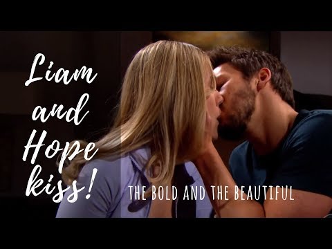 Liam and Hope Kiss - The Bold and the Beautiful Recaps and Spoilers