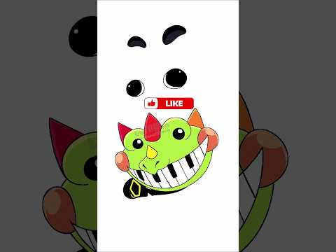 Poppy playtime chapter 4 Pianosaurus Eyes Changing #art #mobentertainment #short #animation #Yarnaby
