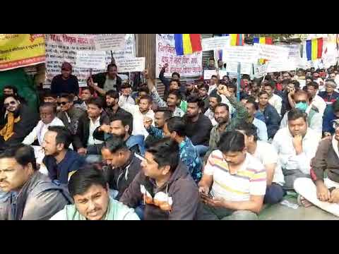 Indefinite shutdown movement of employees of MP power companies #MPPKVVCL #MPMKVVCL