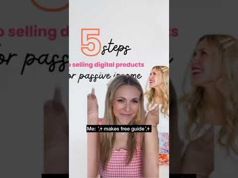 ✨Check out my FREE GUIDE: 6 steps to creating Digital Products to SELL on Etsy! ✨
