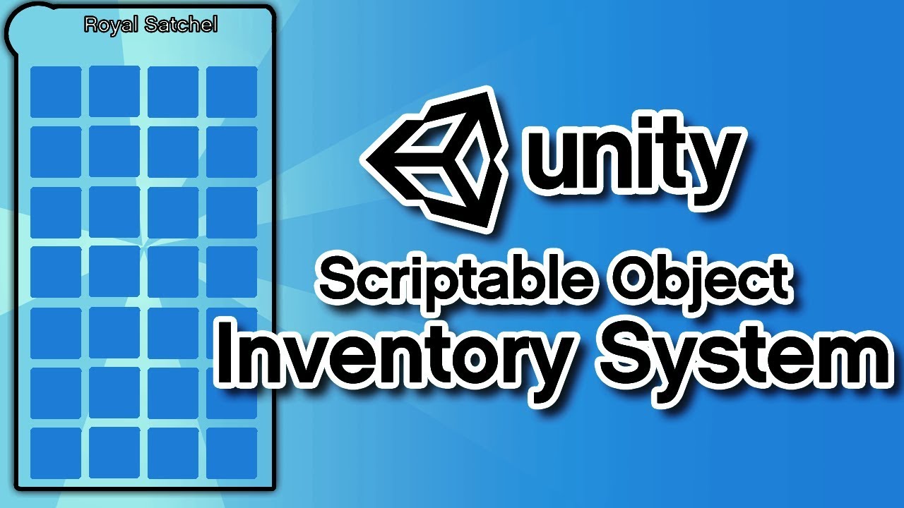 Unity3D - Scriptable Object Inventory System | Part 1