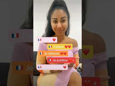 🇫🇷 FRENCH LOVE ❤️: aimer, adorer, détester, préférer