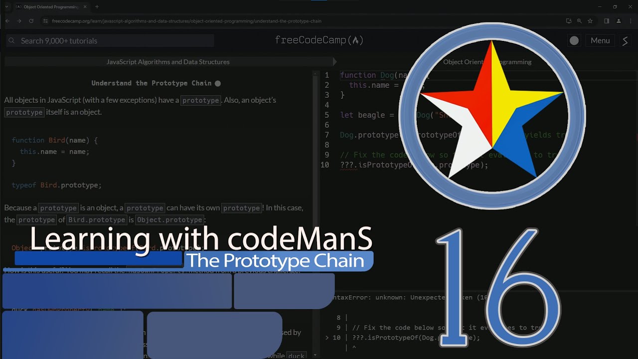 Understand the Prototype Chain | freeCodeCamp | Object Oriented Programming