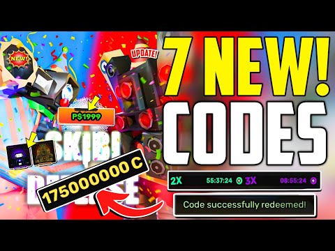 ⚠️NEW⚡CODE!⚠️ SKIBI DEFENSE ROBLOX CODES 2024 - SKIBIDI DEFENSE CODES - CODE SKIBI DEFENSE