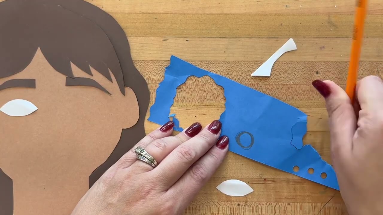 Collage self portrait 