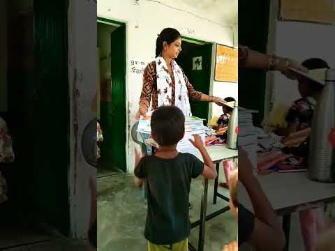 Books distribution class 1 and 2nd in primary school