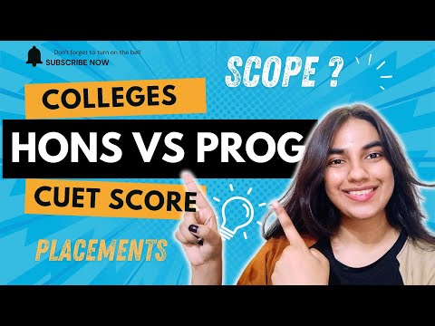 Honours Vs Programme 🤯 Which Is Better for Delhi University #cuet2025 #du #delhiuniversity #lowscore