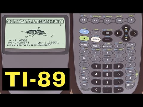 TI-89 Calculator - 19 - Graphing 3D Equations