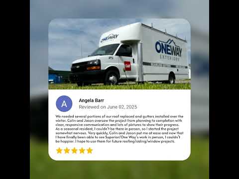 Seamless Gutter Installation Review from Angela Barr