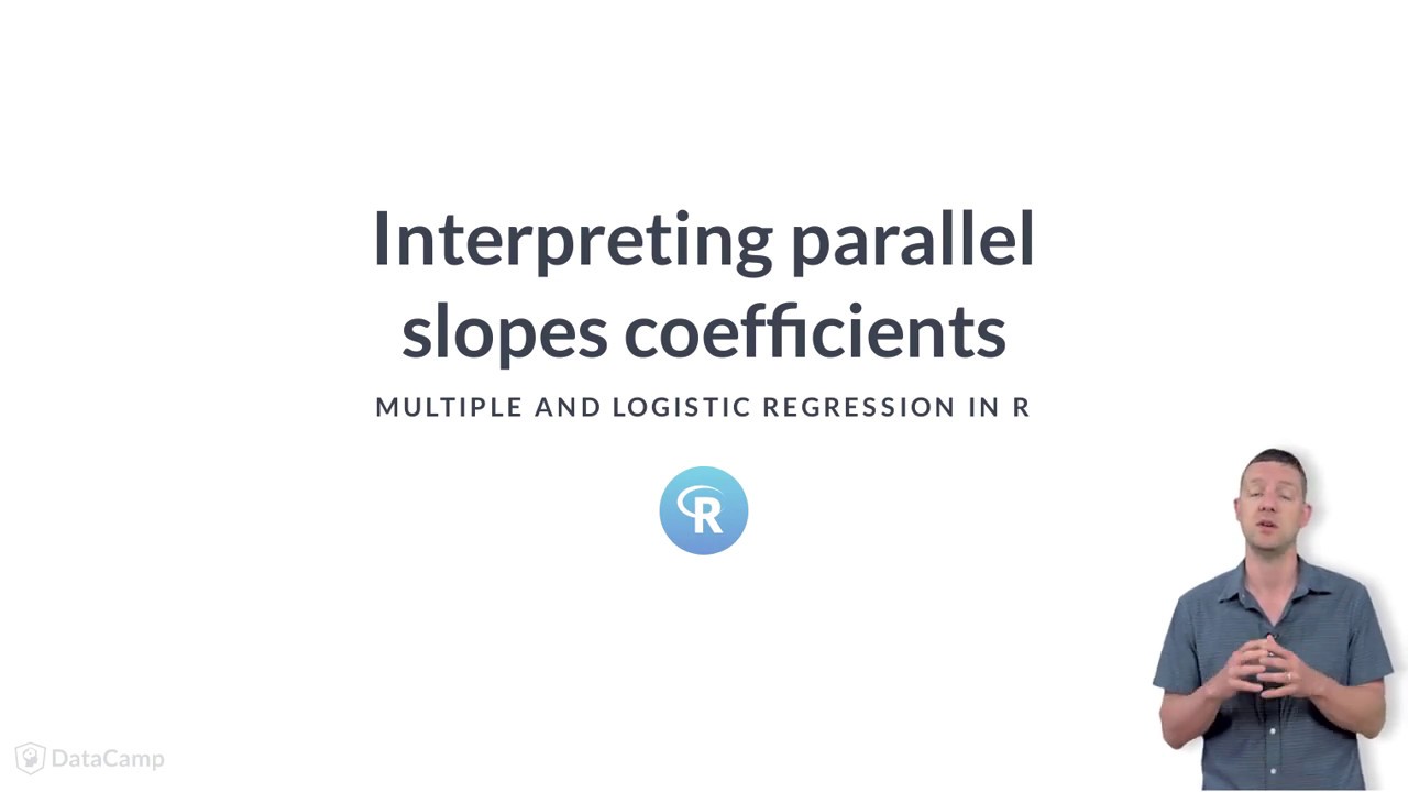 R Tutorial : Interpreting parallel slopes coefficients
