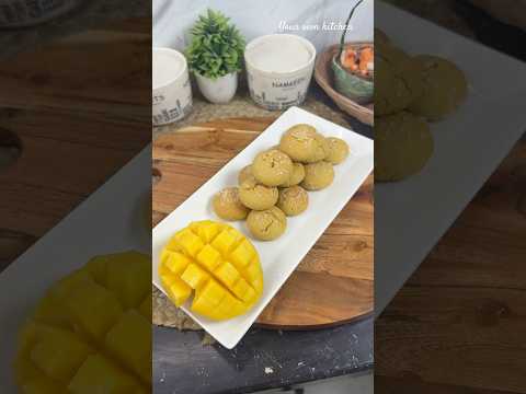 No Maida Mango Cookies๐ช#cookies #mangorecipe #mangoseason #trending #shorts #baking