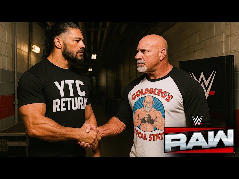 Roman Reigns MEETS Goldberg Backstage on RAW—WHAT HAPPENED NEXT?