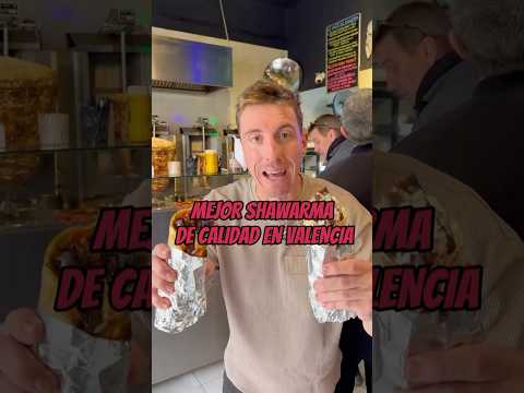 MEJOR SHAWARMA de CALIDAD en VALENCIA con @AndreaColasChannel