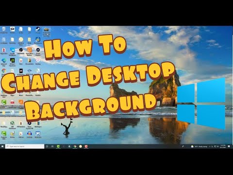 How To Change Desktop Background Windows 10 [2021]