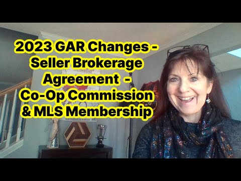 2023 GAR Contract Changes – Listing Agreement – Co-Op Commission & MLS ...