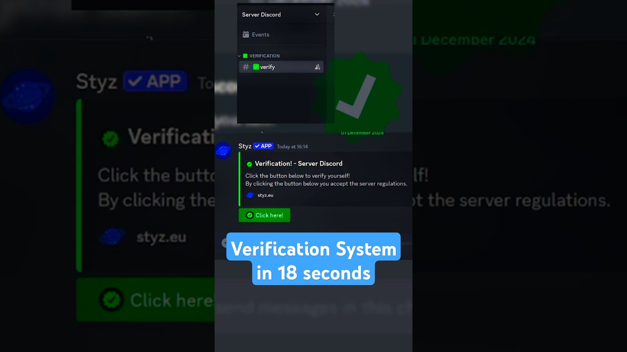 Unlock a Powerful Verification System on Your Discord Server! ✅ (in 18 seconds)