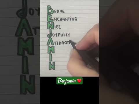 Meaning of the name BENJAMIN #meaning #name #benjamin