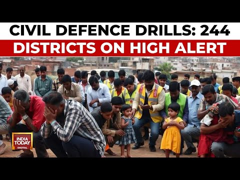 Mock Drills In 244 Districts: Civil Defence Preparedness Under Scrutiny | India Today