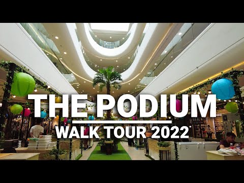 The Podium Mall Walk Tour 2022 | Ortigas Center Mandaluyong City Metro Manila Philippines|4k