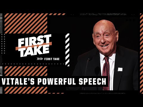 The meaning of Dick Vitale's powerful speech at The ESPYS | First Take