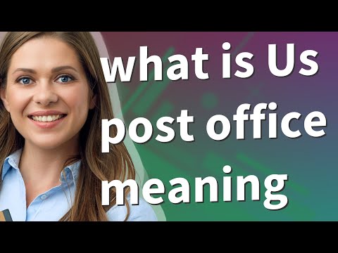 Us post office | meaning of Us post office