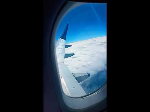 View from in the air of indigo flight 6E 5033
