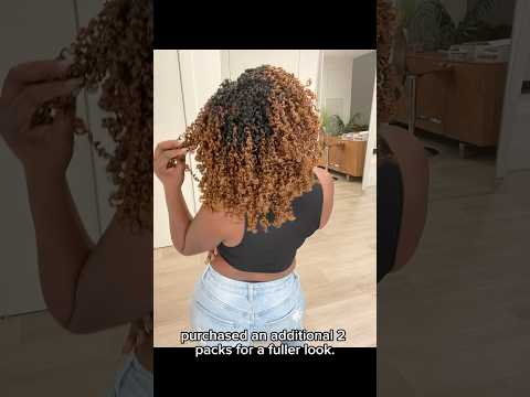 Crochet Twist from Amazon installed on fine hair. #crochethair #amazonfinds