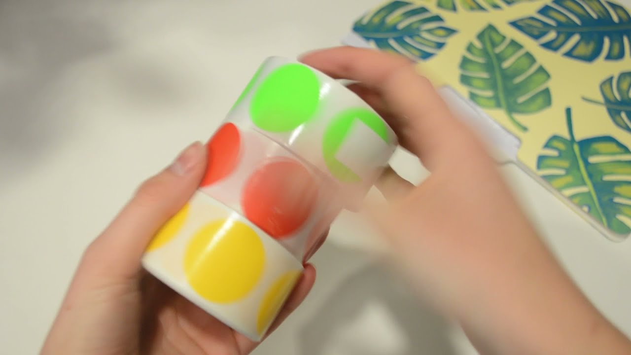Fluorescent Colored Labels 1