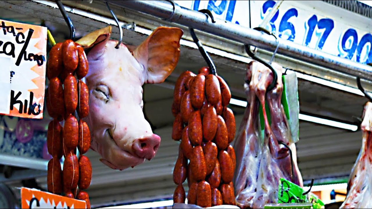 Mexican Indoor Market Walkthrough Mercado Libertad (Guadalajara)