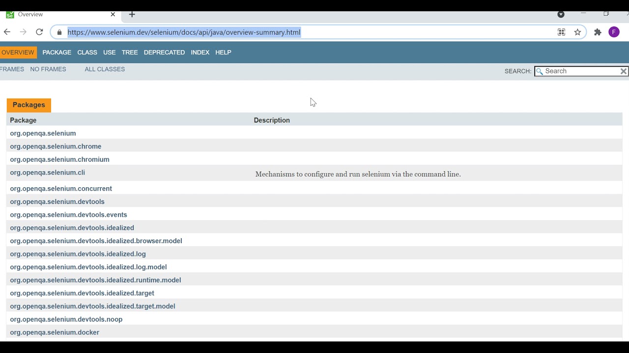 Import selenium java documentation in eclipse