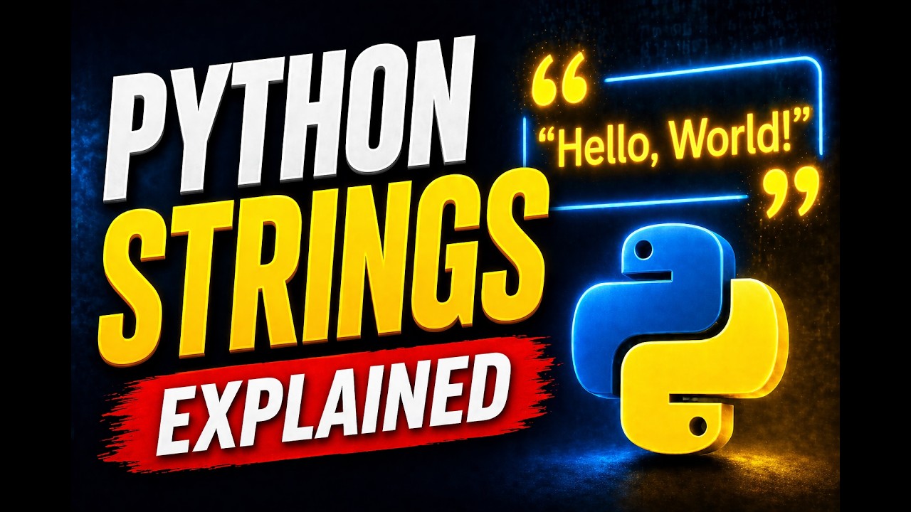 Python Strings Explained for Beginners | Python Tutorial 2024