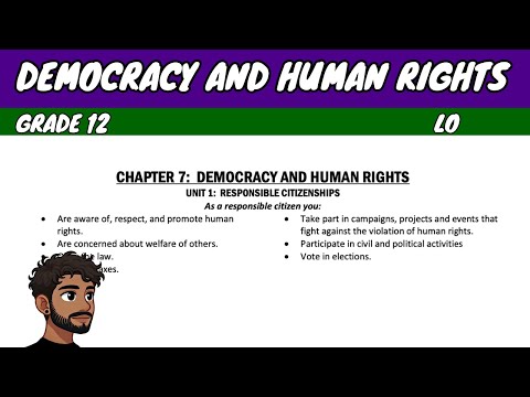 Democracy and Human Rights | LO Grade 12