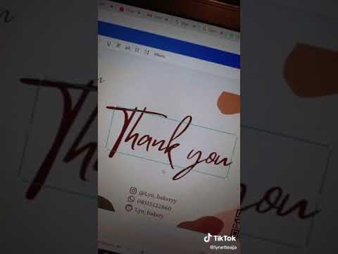 My least favourite and best Handwriting text in Canva 2020!
