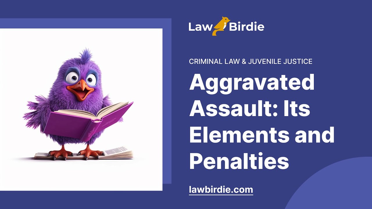Aggravated Assault: Its Elements and Penalties - Essay Example