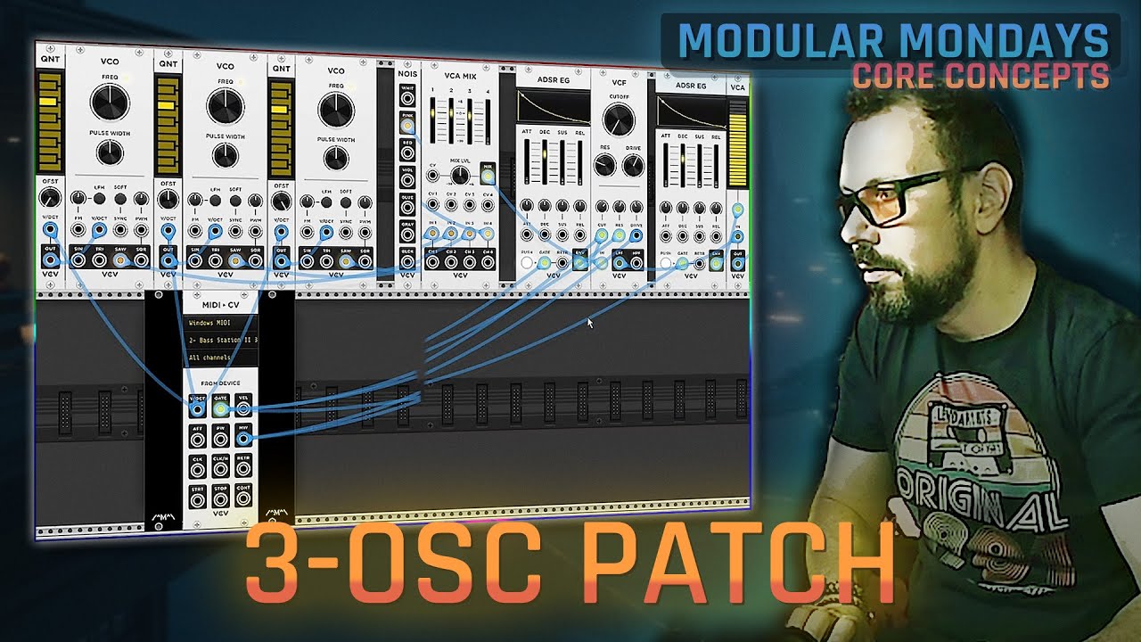 3-Oscillator Subtractive Patch | Core Concepts in Modular