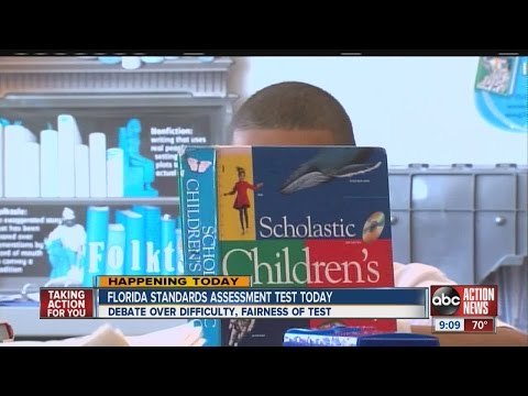 Students begin taking Florida Standards Assessment test