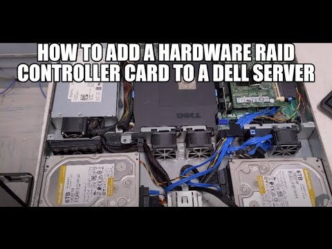 How to add a Hardware RAID Controller card to a Dell R210 Server