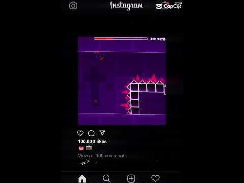 Sticking out your tongue but in geometry dash