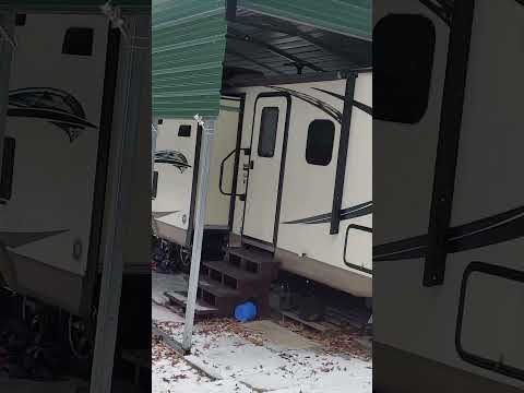 Checking on Camp #northernmichigan #camping