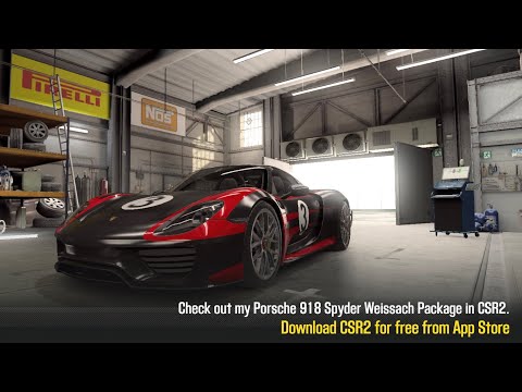 CSR2 - 918 Spyder Weissach Package - tune & shift (1-100 sprint for Tournaments) - 1.924