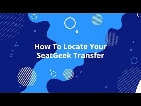 SeatGeek Transfer Process